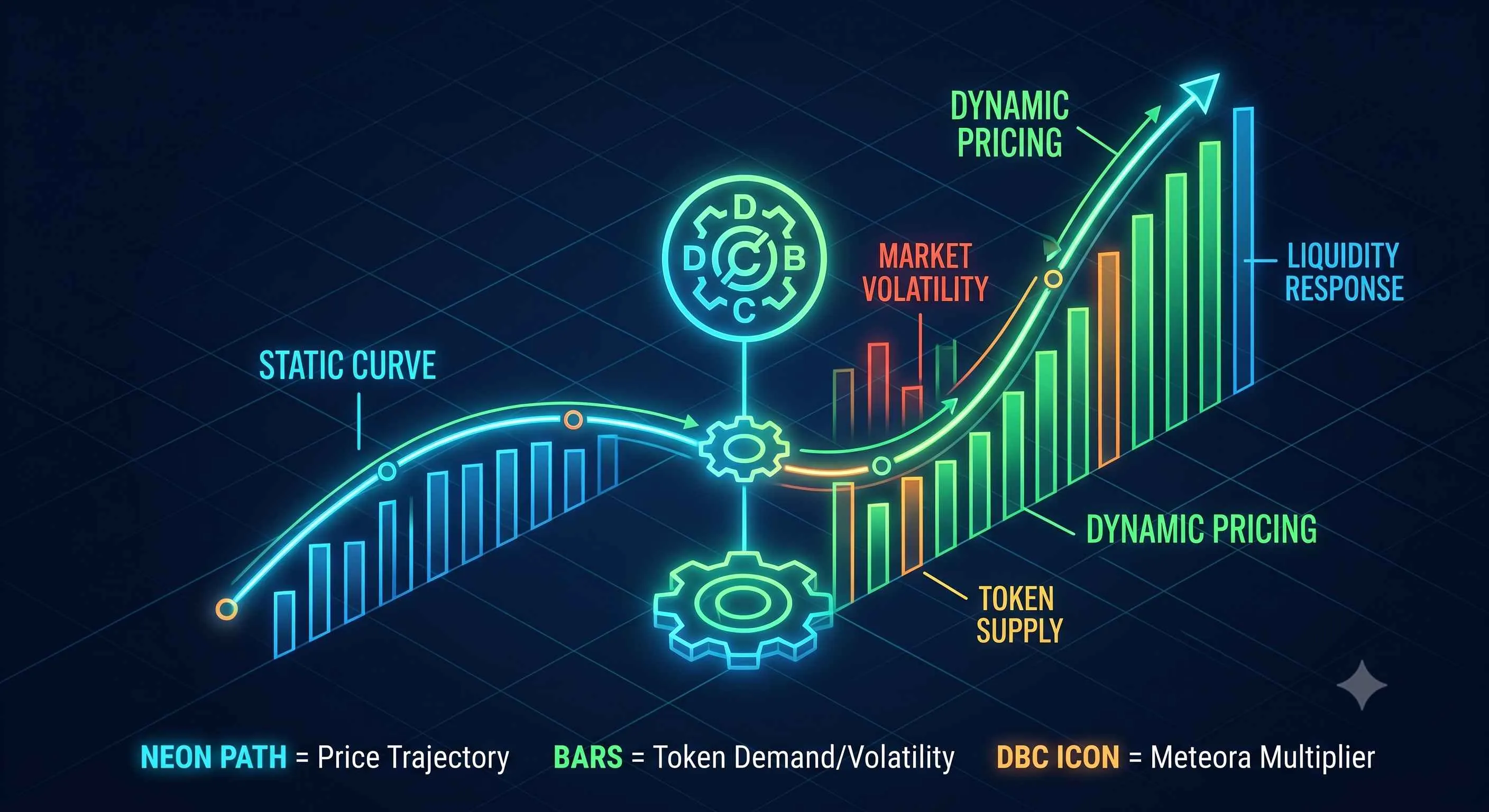 What Is a Dynamic Bonding Curve? Meteora DBC Explained | DEXTools News