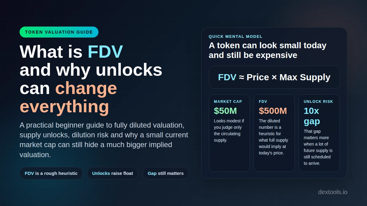 What Is FDV in Crypto? Complete Beginner Guide (2026) | DEXTools News