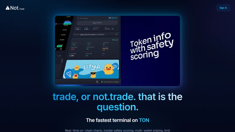 Ordres à limite Not.Trade : Guide des déclencheurs TON Memecoin MCAP ...