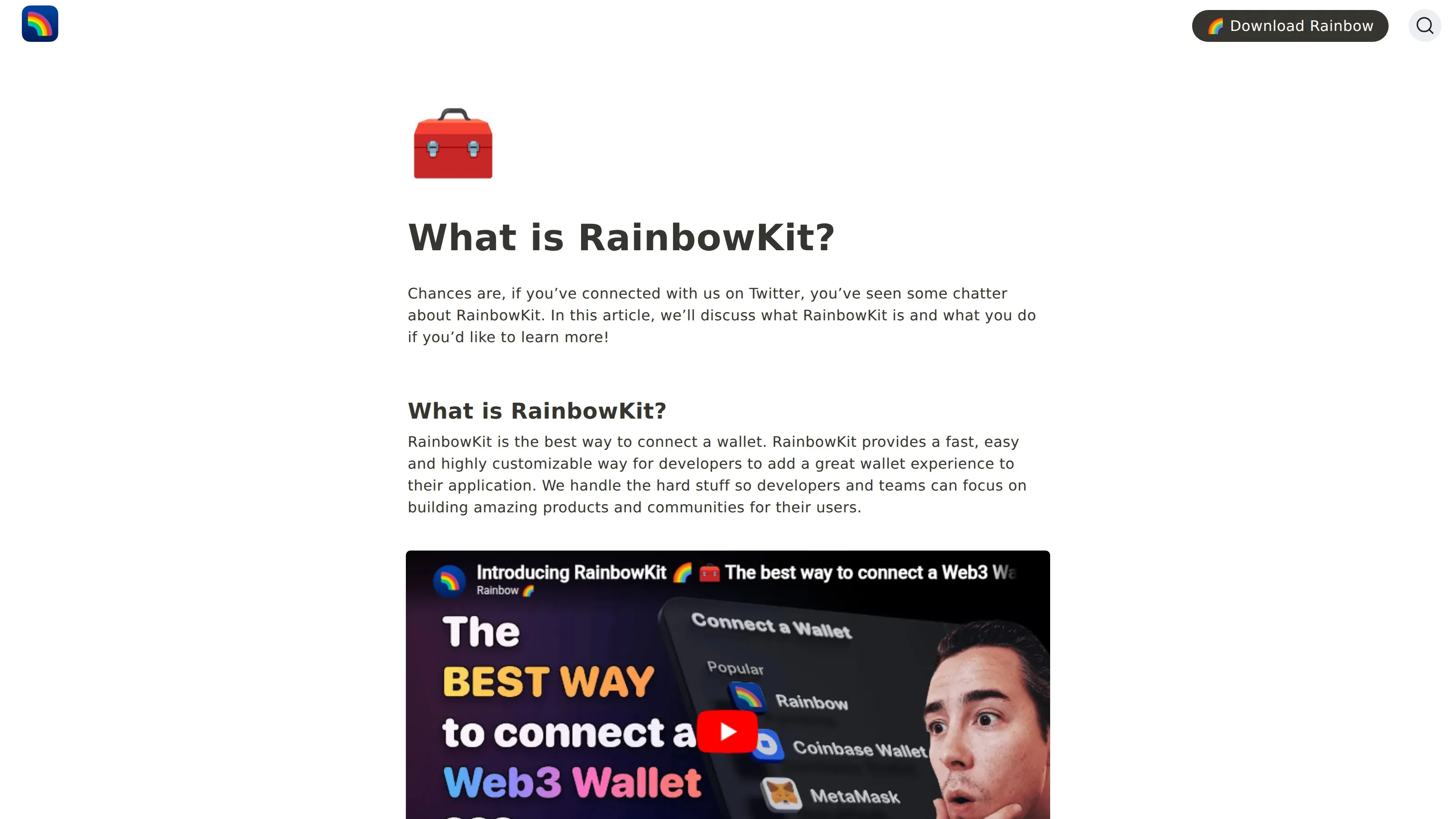 What Is RainbowKit: Wallet Connection UI for EVM Apps (2026) | DEXTools ...